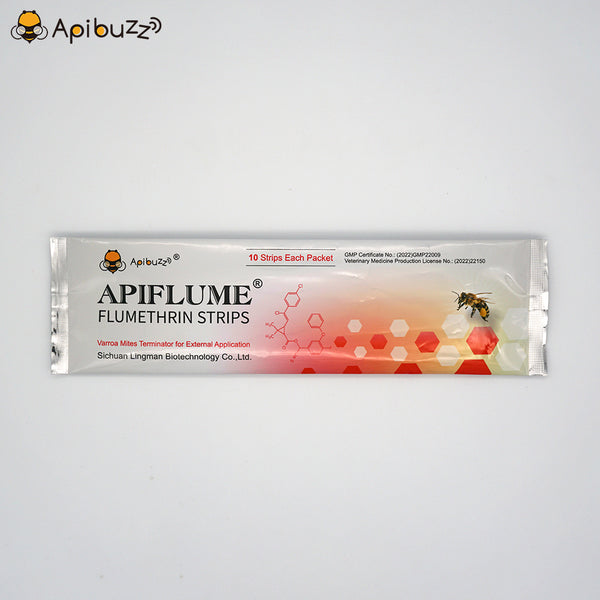APIFLUME Mite Strips for Bees | Flumethrin Varroa Treatment in Beehive ...