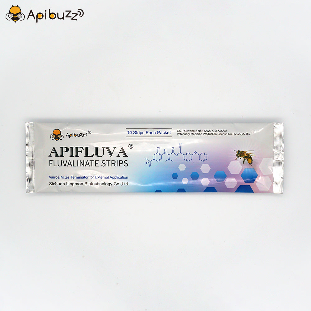 APIFLUVA Bee Mite Strips | Varroa Treatment | Beekeeping Accessories ...
